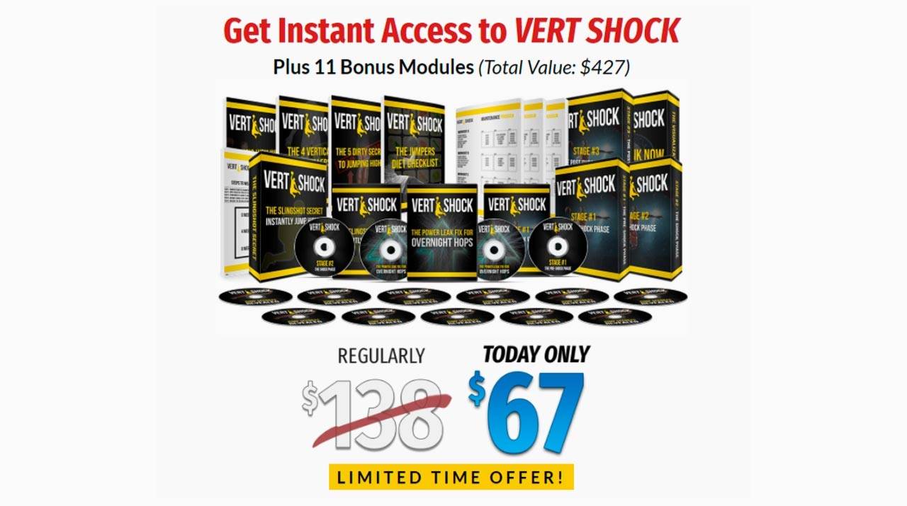 Vert Shock Review: System Increases Your Vertical Naturally? | Vashon ...