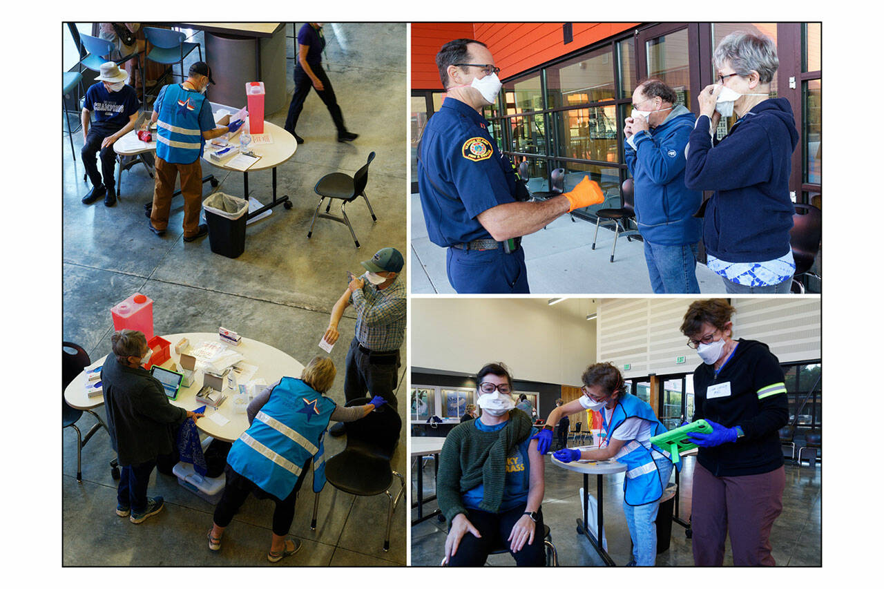 Islanders line up to take advantage of booster clinics | Vashon-Maury ...