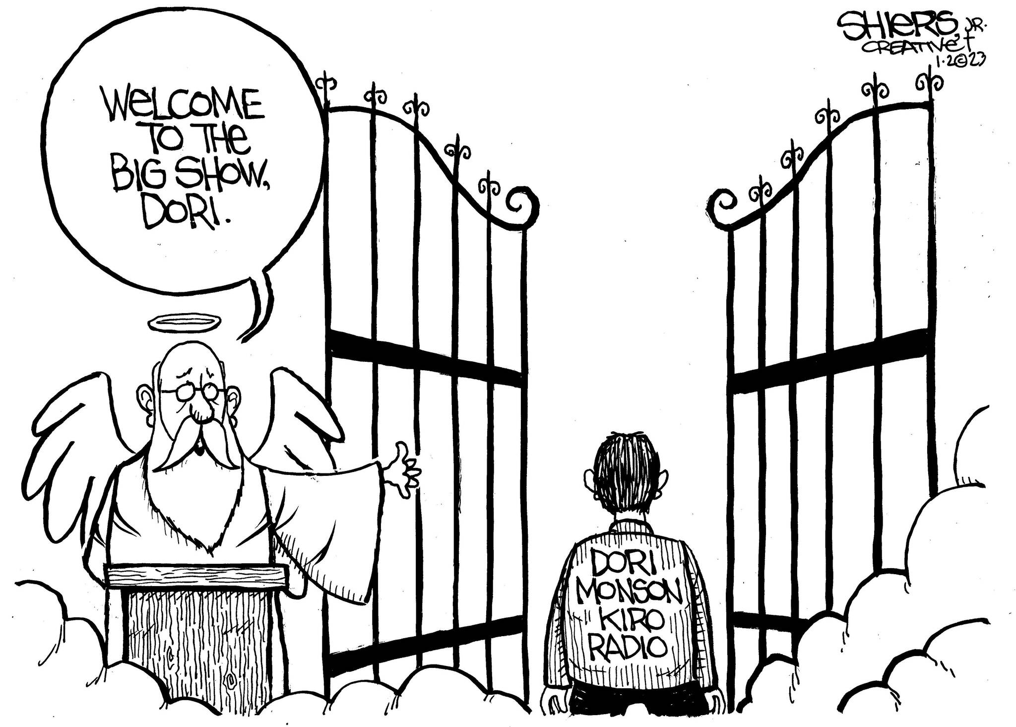 Welcome to the big show, Dori | Shiers | Vashon-Maury Island Beachcomber