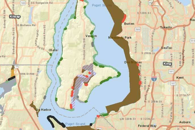 Funding for Puget Sound region shellfish habitats includes Vashon ...