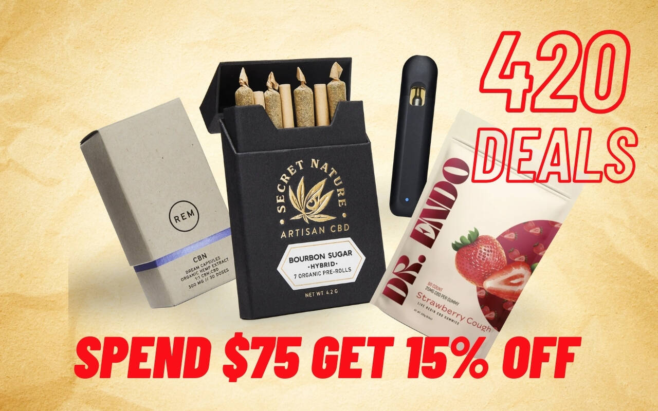 Secret Nature CBD 4/20 Holiday Special - Spend $75 Get 15% Off (Best ...