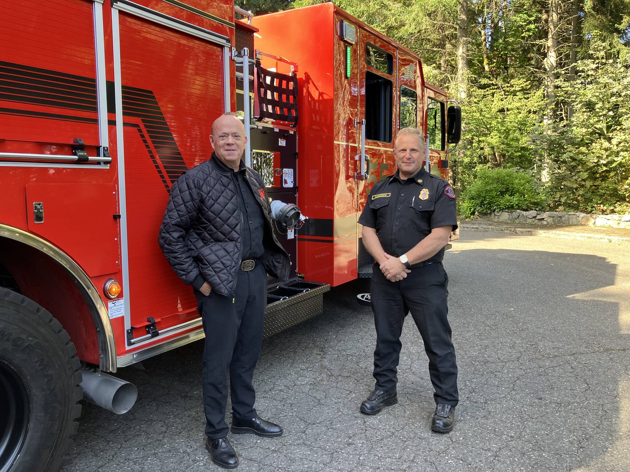 A shiny new fire truck just arrived on Vashon Island | Vashon-Maury ...